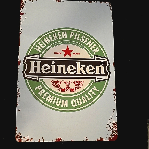 Posters and more | Wall Decor | Heineken Beer Aluminum Decorative Sign ...